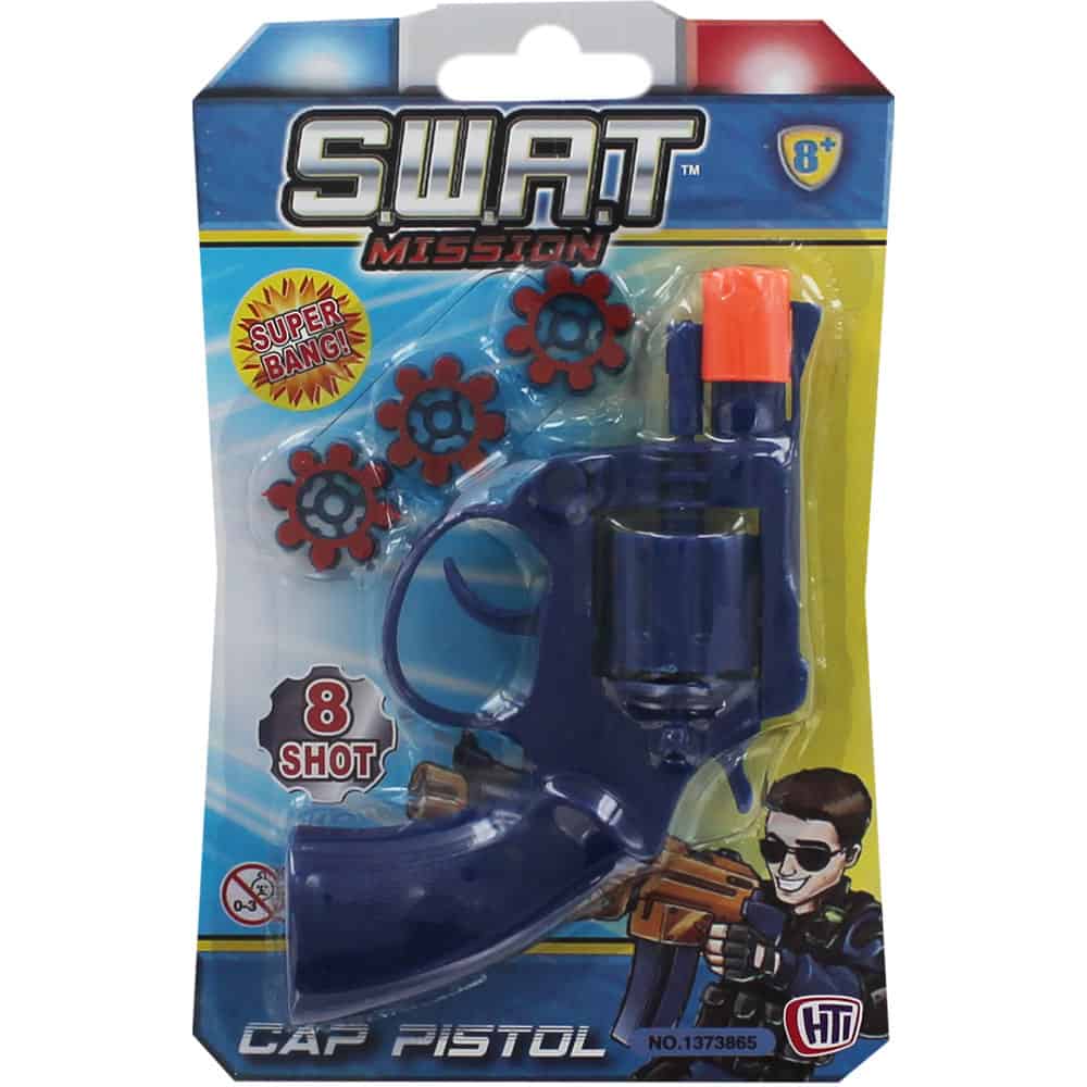 Swat Mission Cap Pistol With 24 Shot Caps | CapGunShop.com